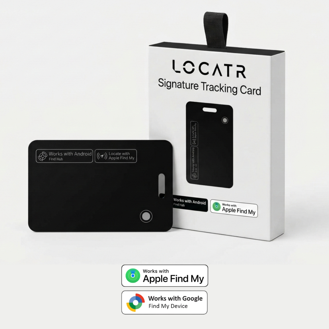 The Locatr Signature Tracking Card